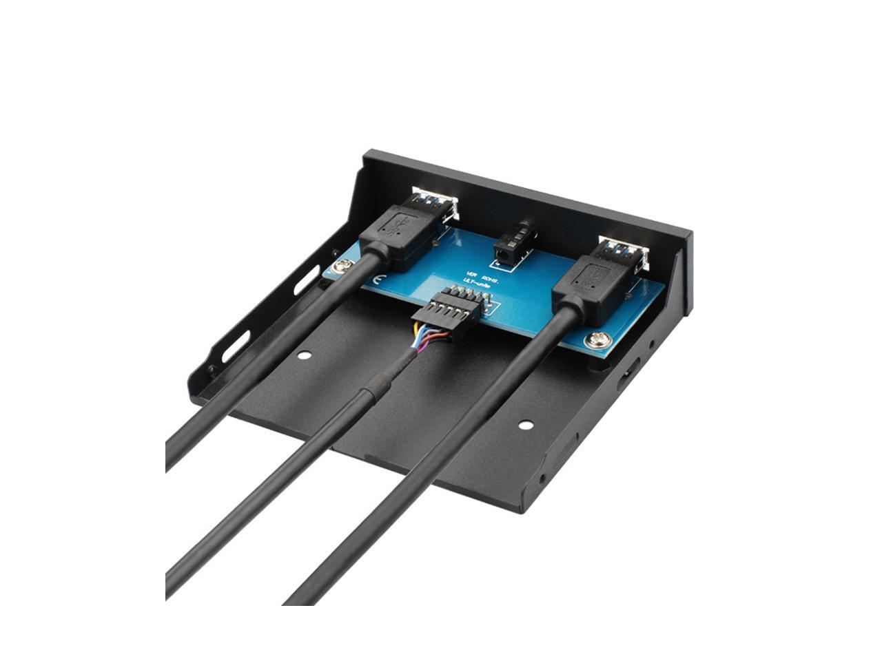 3.5" Internal Floppy Bay Front Panel Motherboard Mainboard USB 3.0 ...