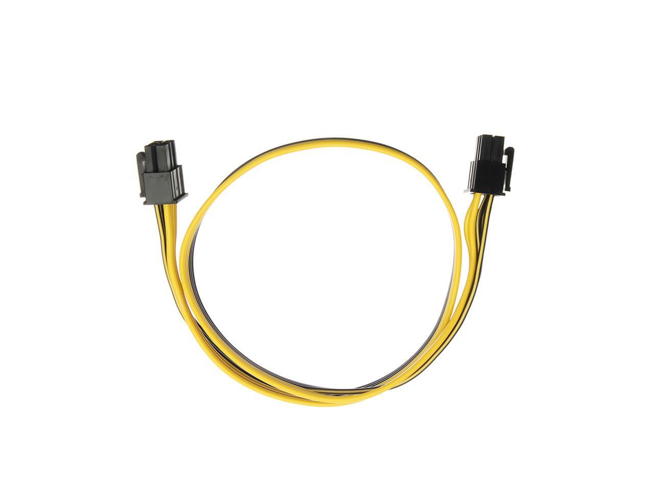 EnLabs PCIE6PMM50CM 1.64ft 18AWG PCIe 6pin Male to Male PCI-E Power ...