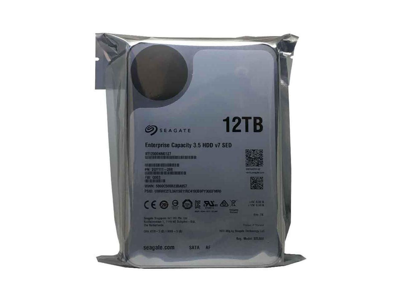 Refurbished: Seagate ST12000NM0127 12TB 256MB 7200RPM 3.5" SATA 6.0Gb/s ...