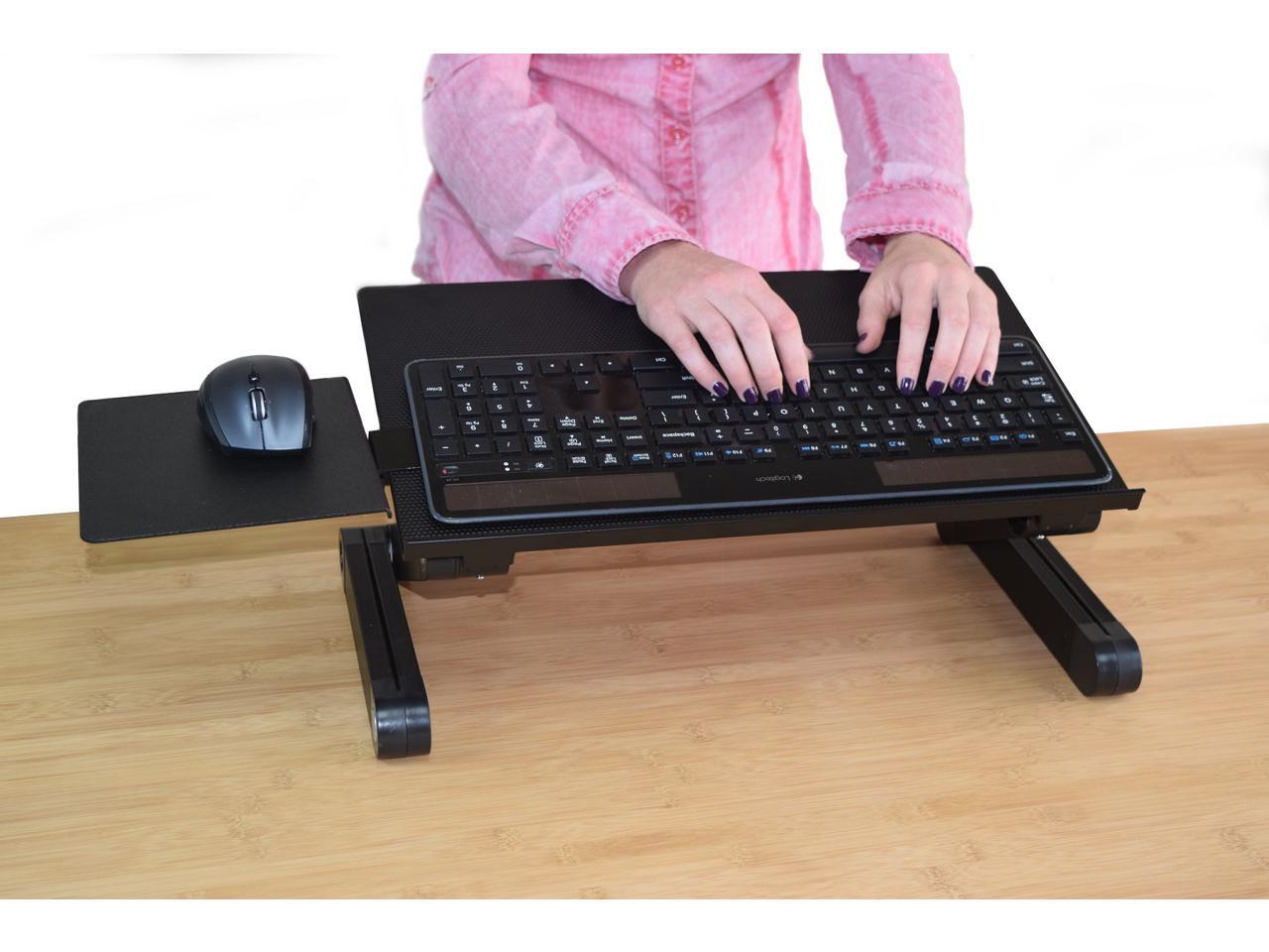 WorkEZ Adjustable Keyboard Stand for Desktop Computer Keyboard Riser ...