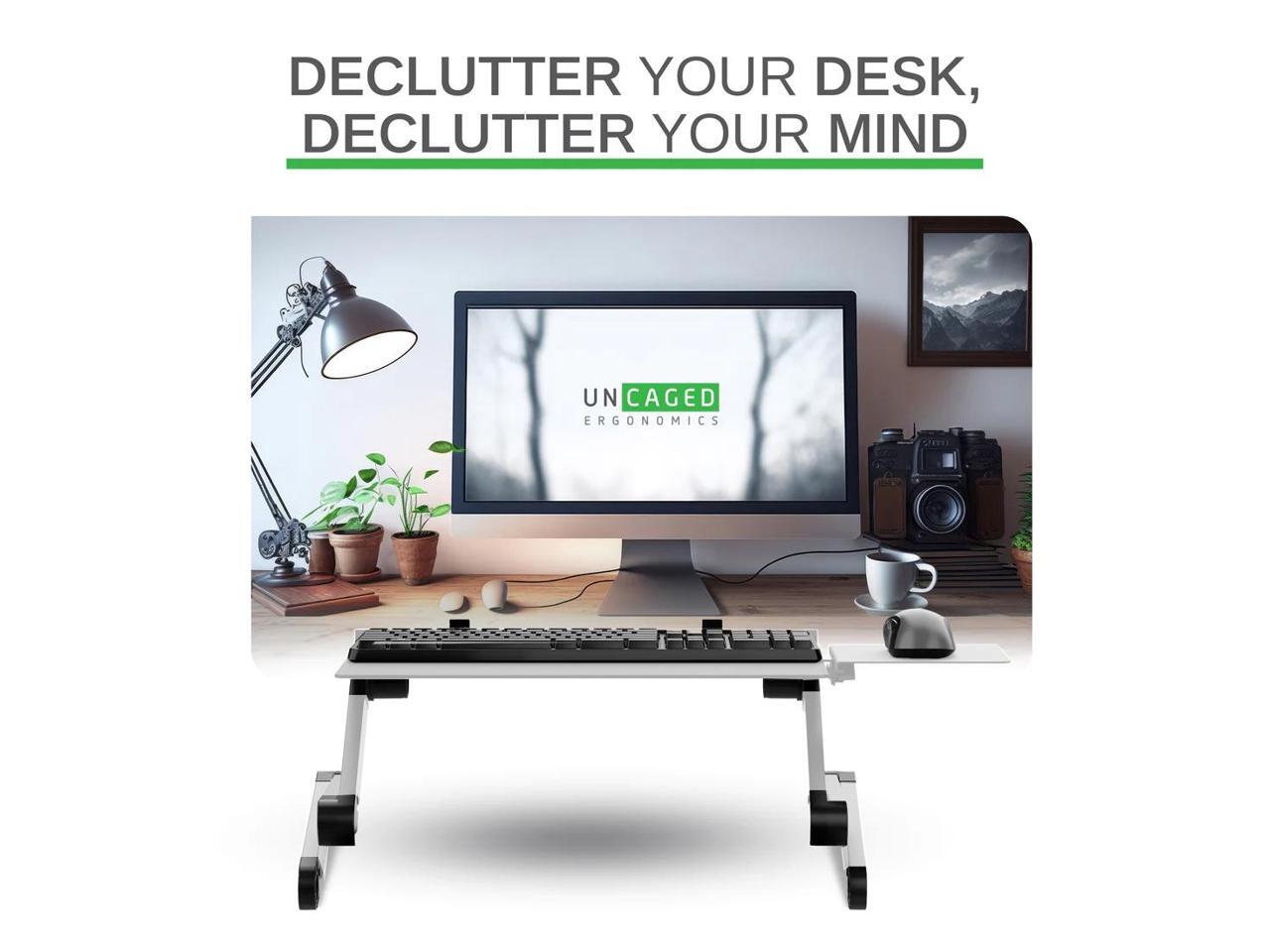 WorkEZ Adjustable Keyboard Stand for Desktop Computer Keyboard Riser ...