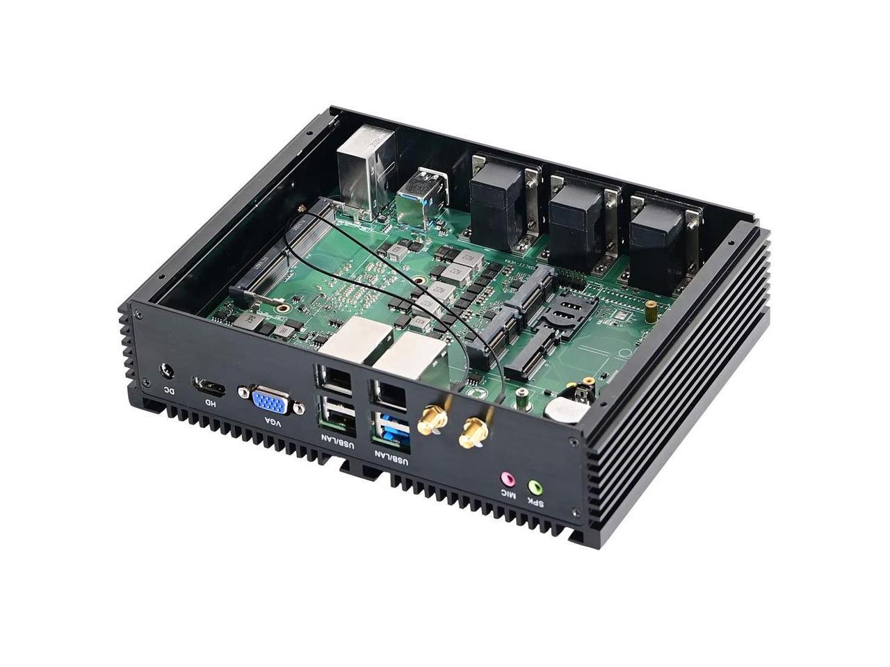 Partaker Fanless Industrial Computer, IPC, Desktop PC, Windows 10 Pro ...