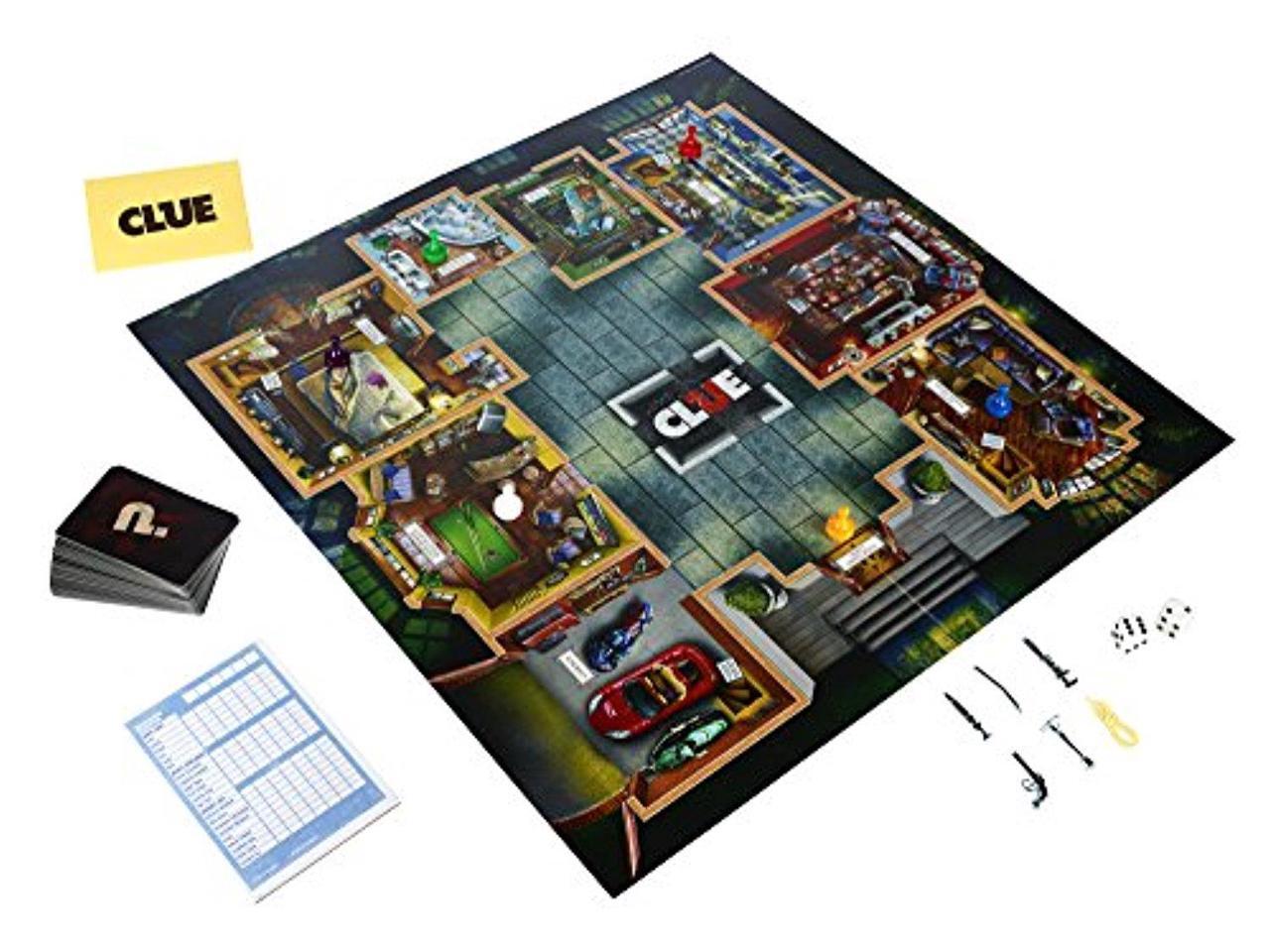 Clue the Classic Mystery Game with 2 Crime Scenes (2013 edition ...