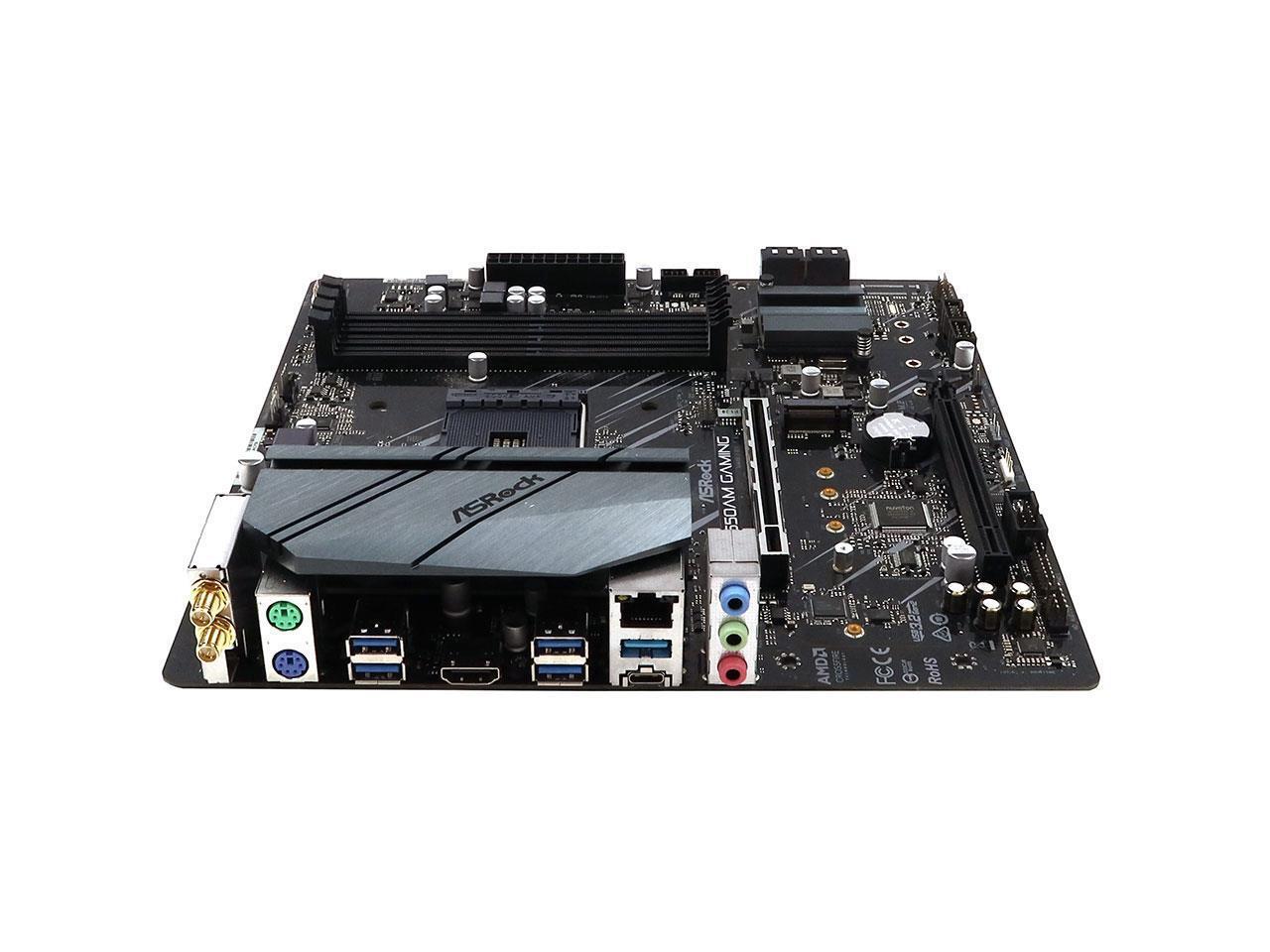 Used - Like New: 80-MXBBL0-A1A01_NOIO Asrock B550AM Gaming AMD B550A ...