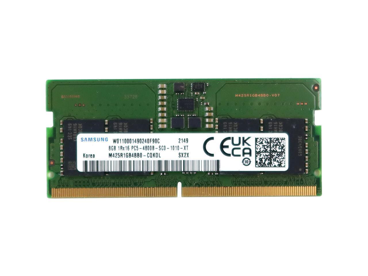 Used - Like New: M425R1GB4BB0-CQKOL_UA Samsung 8GB 1RX16 DDR5 Sodimm ...
