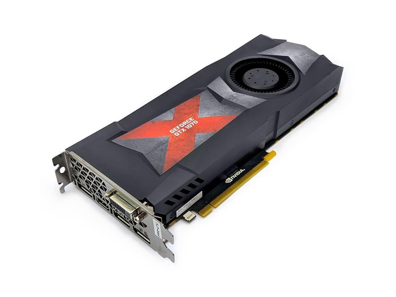 Geforce GTX 1070 PNY Nvidia 8GB GDDR5 Graphics Video Card VCGGTX10708PB ...