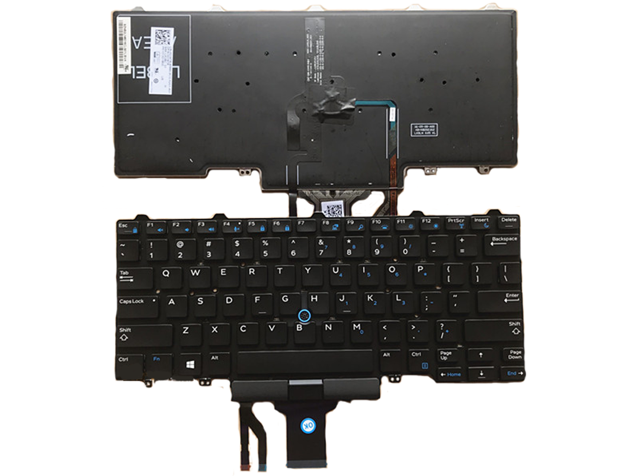 Laptop Backlit Keyboard for Dell Latitude 3340 E5470 E7450 E7470 US ...