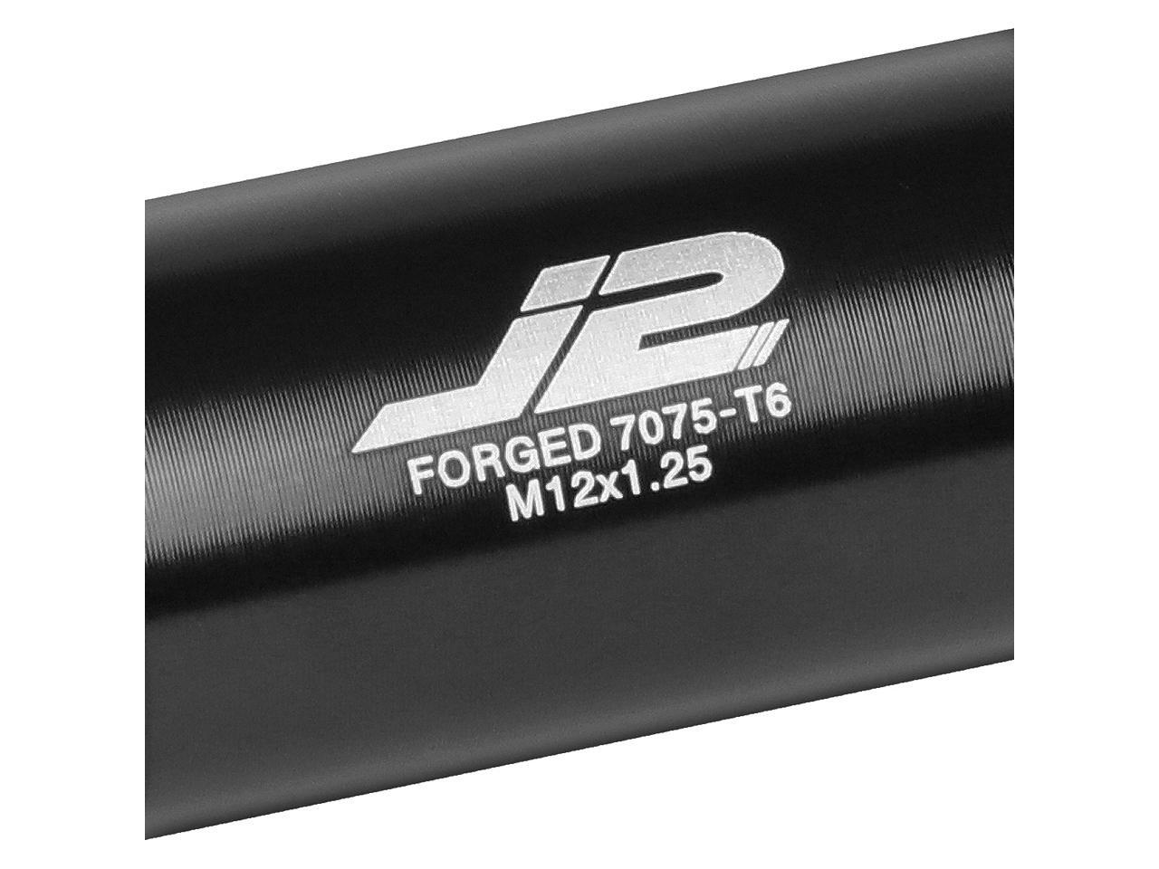 J2 Engineering LN-T7-010-125-BK J2 Engineering 7075 Aluminum M12 x 1.25 ...