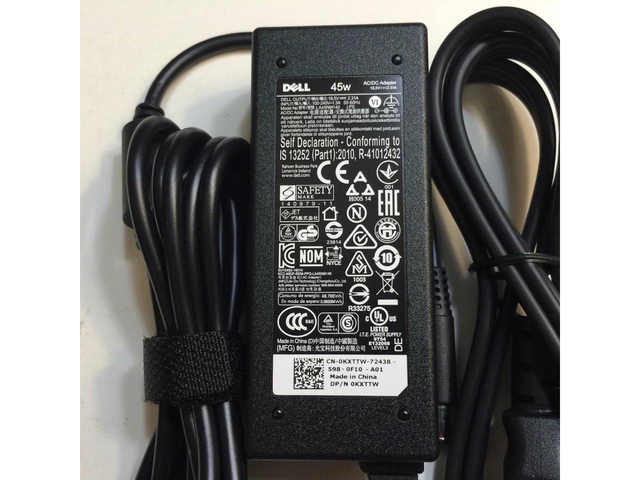 Genuine NEW Dell Inspiron 15 P51F P55F 45W 19.5V 2.31A AC Power Adapter ...