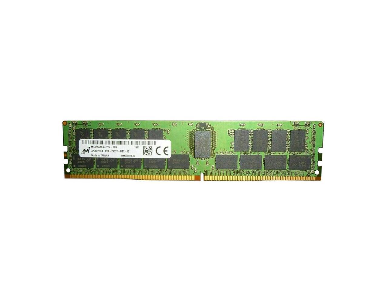 MTA36ASF4G72PZ-2G9 MICRON 32GB DDR4 2933 RDIMM 2Rx4 CL21 PC4-23400 1.2V ...