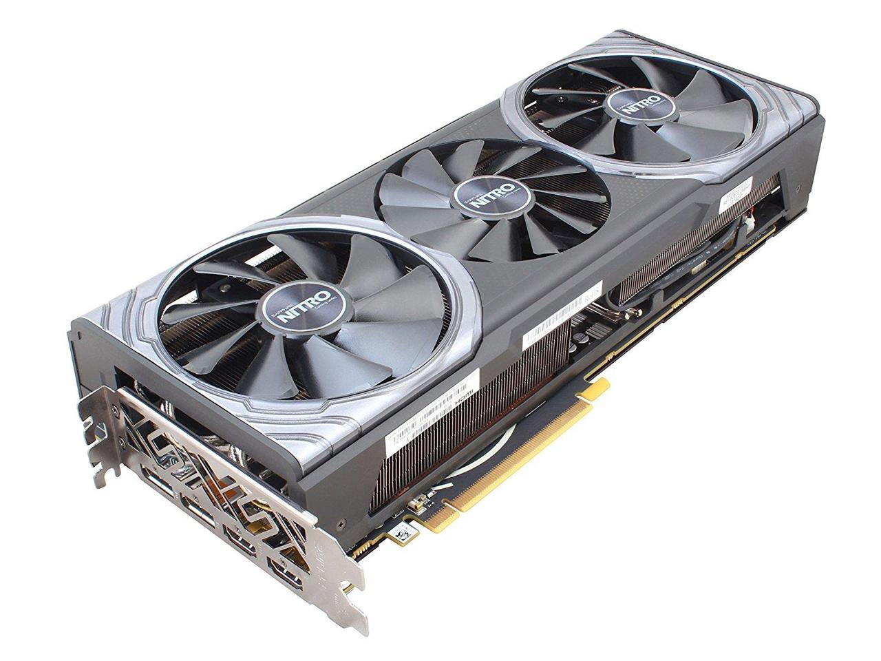 Sapphire Video Card 11275-03-40G Radeon NITRO+ RX VEGA 64 8GB HBM2 DUAL ...