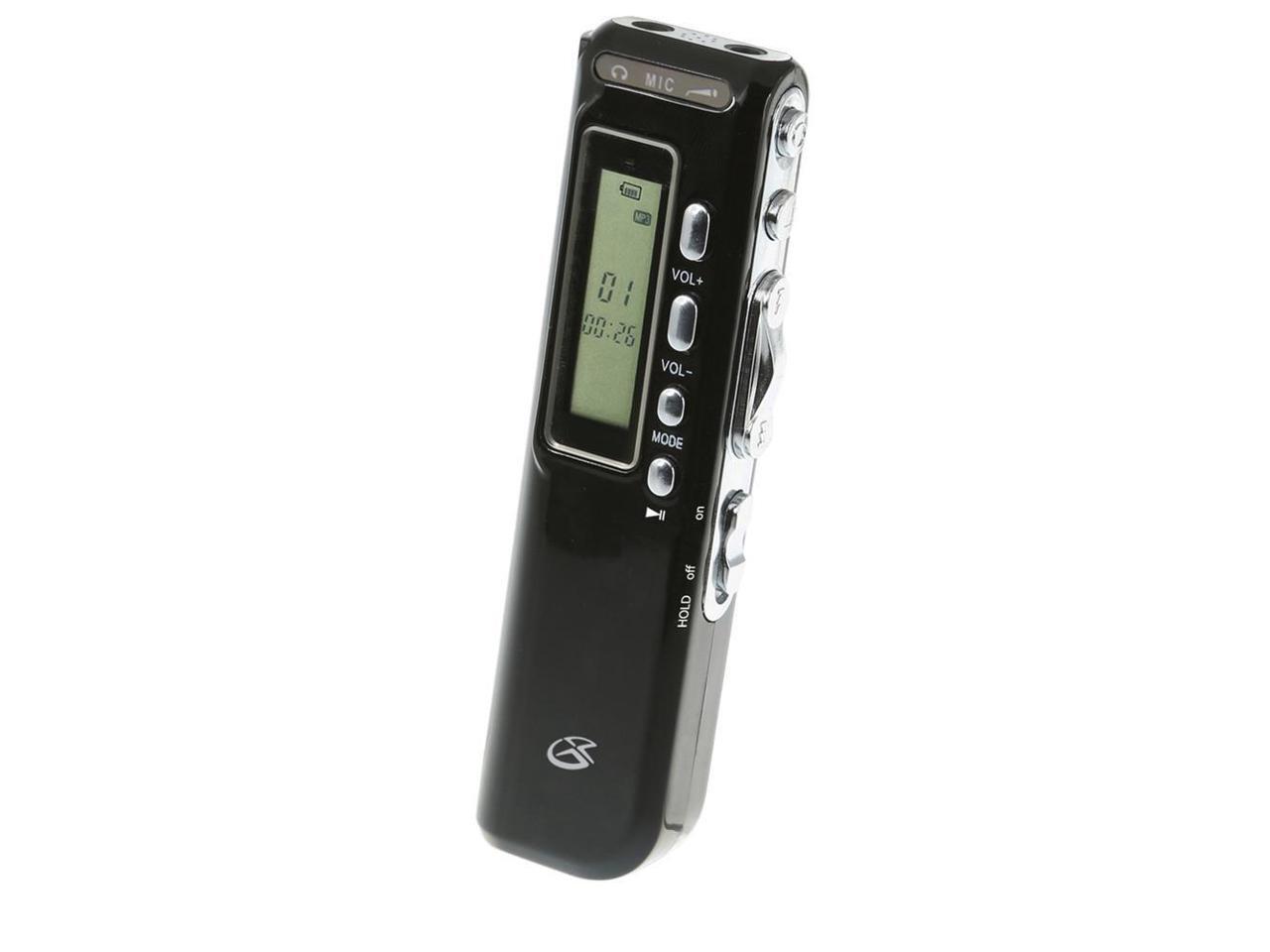 GPX PR047B 4 GB Digital Voice Recorder - Newegg.com