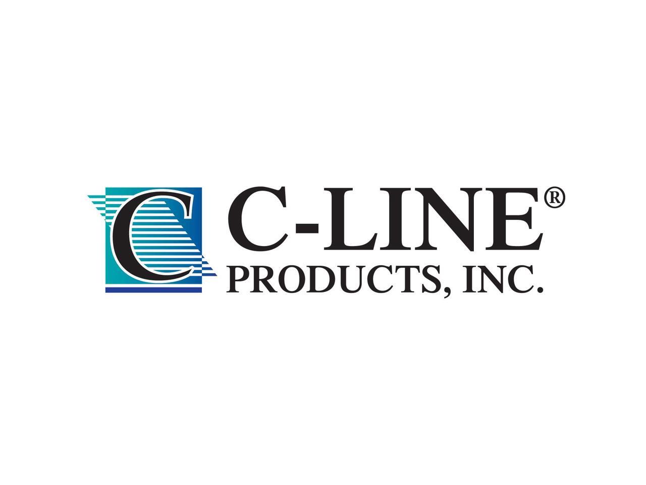 C-Line Products Two-Pocket Heavyweight Poly Portfolio Folder with Three ...