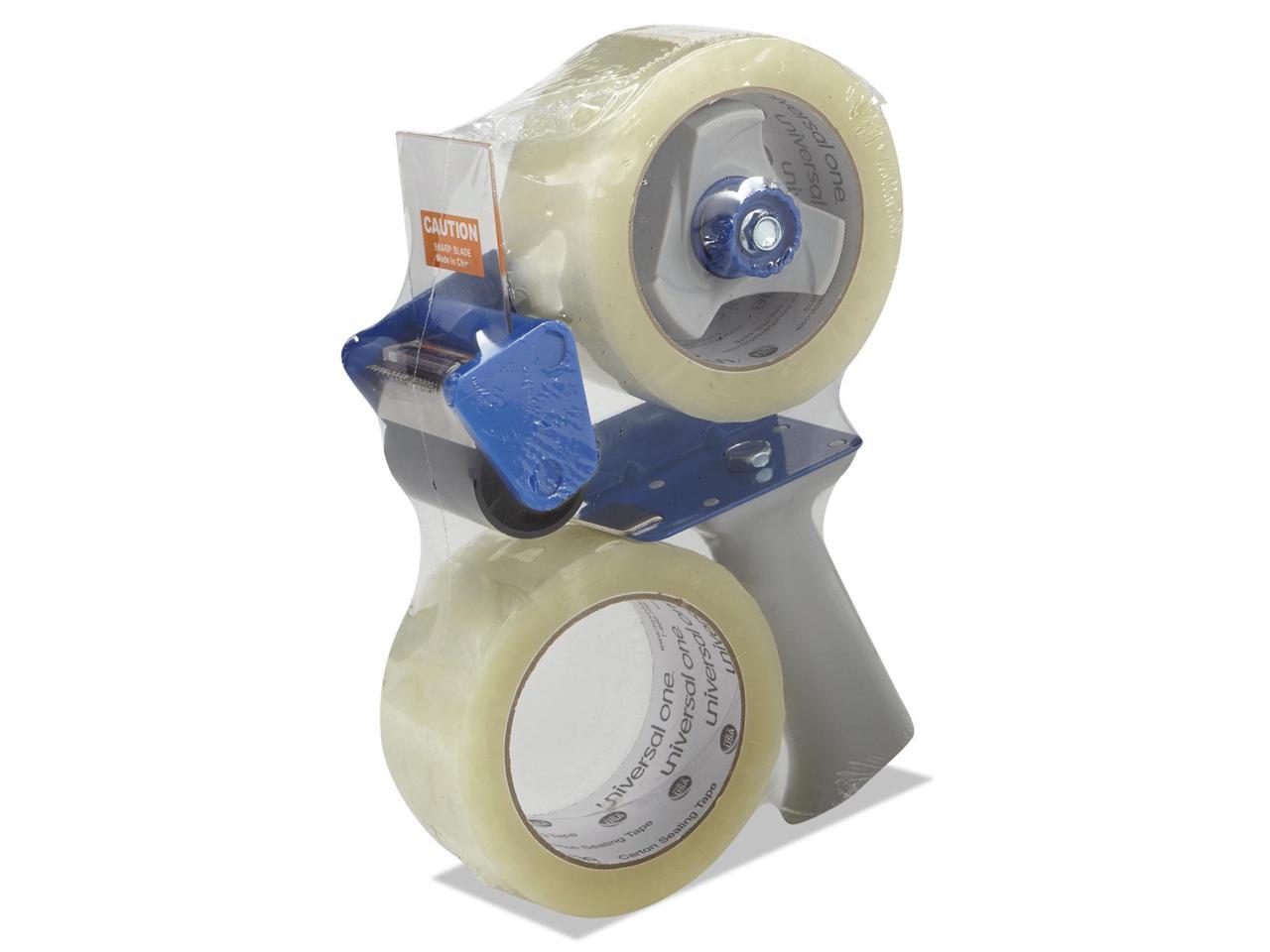 Heavy-Duty Box Sealing Tape W/dispenser, 48mm X 54.8m, 3" Core, Clear ...