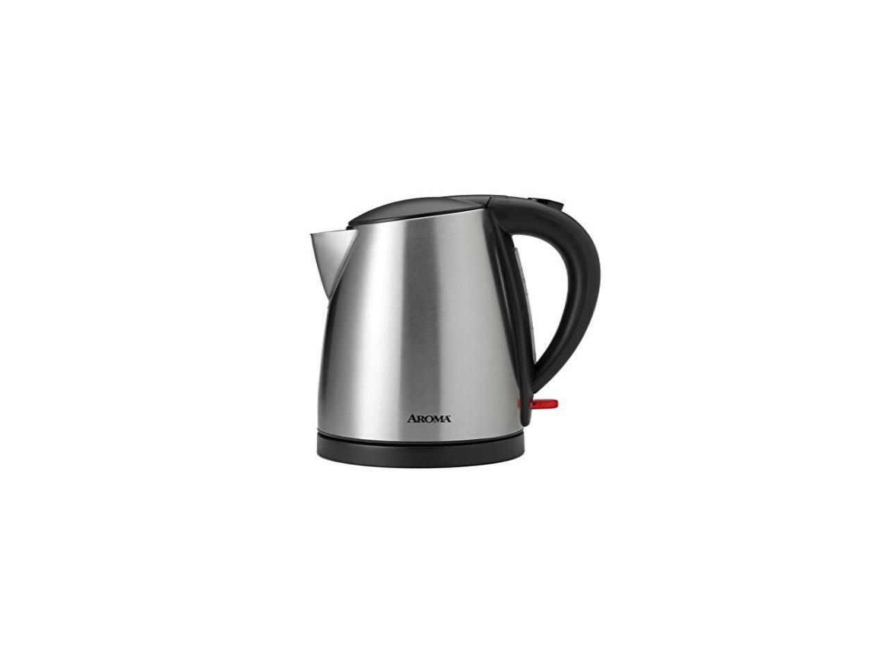 AROMA AWK-1400SB Stainless Steel 1.7 Liter (7 Cup) Electric Water ...