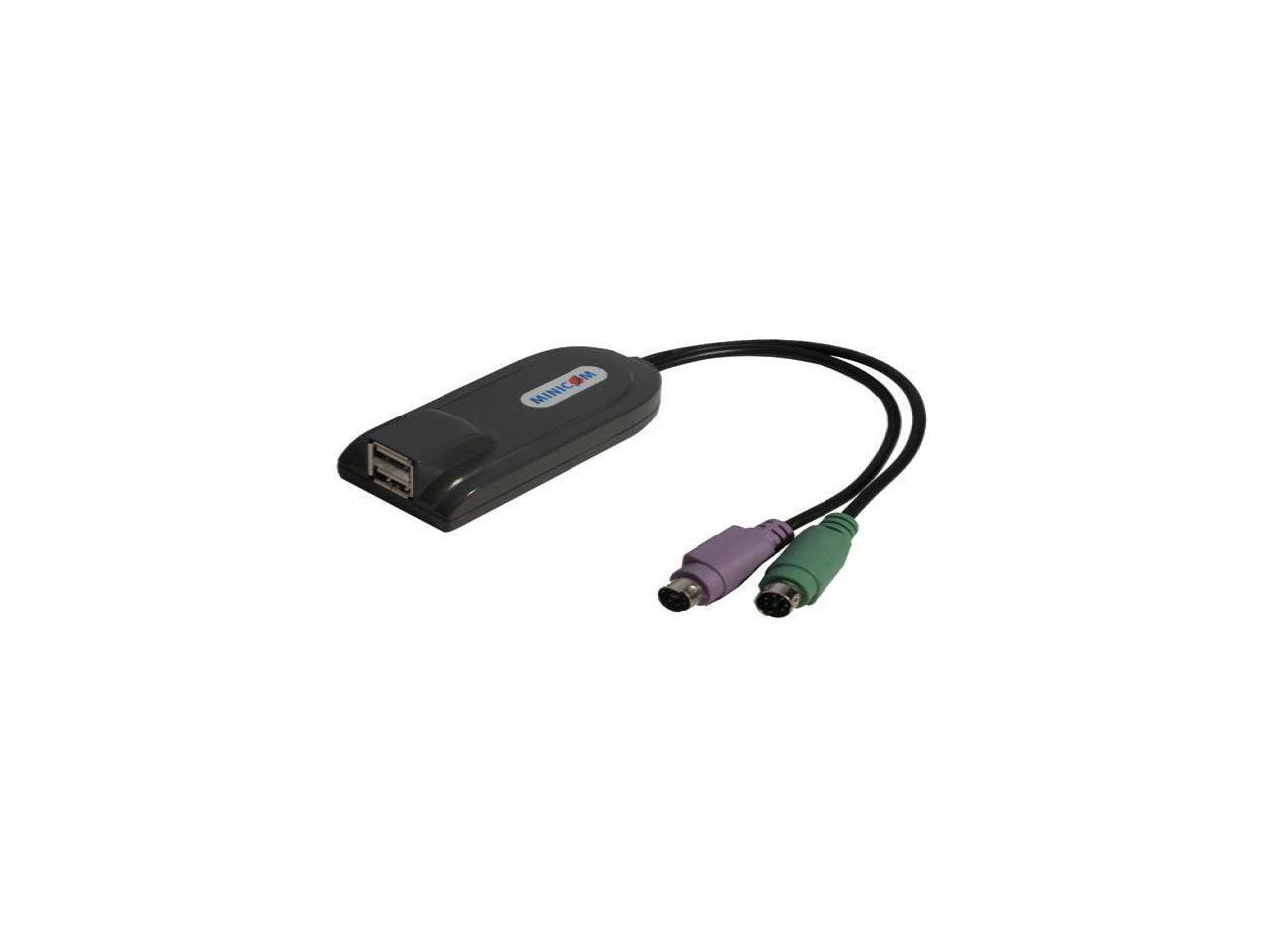 tripp lite minicom ps2 to usb converter for kvm switch and extender taa ...