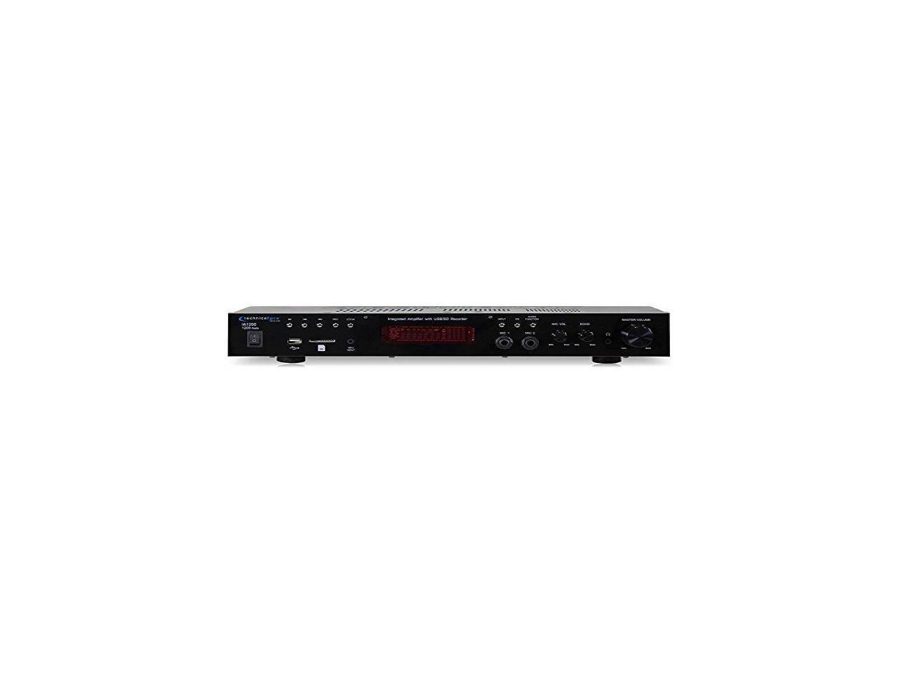 Technical Pro IA1200 Integrated Amplifier With USB and SD Inputs ...