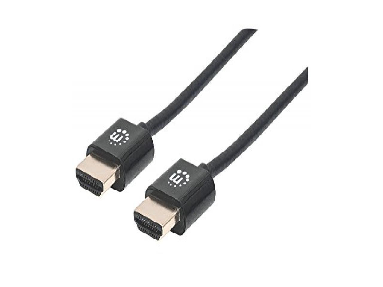 MANHATTAN 394369 Ultra-Thin High-Speed HDMI(R) Cable with Ethernet (6ft ...