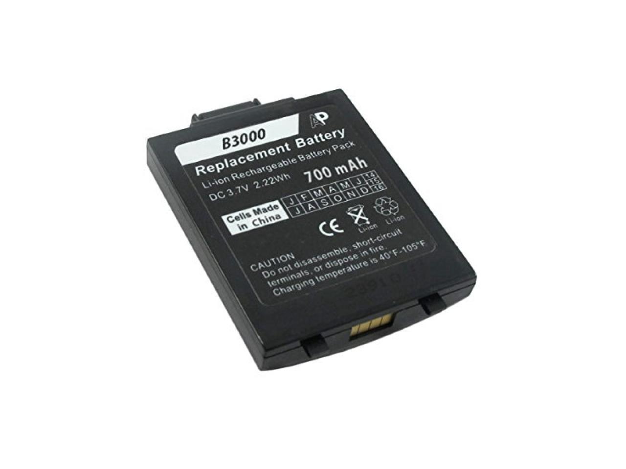 Replacement Battery for Vocera Communications Badge B3000. Black, 800 ...