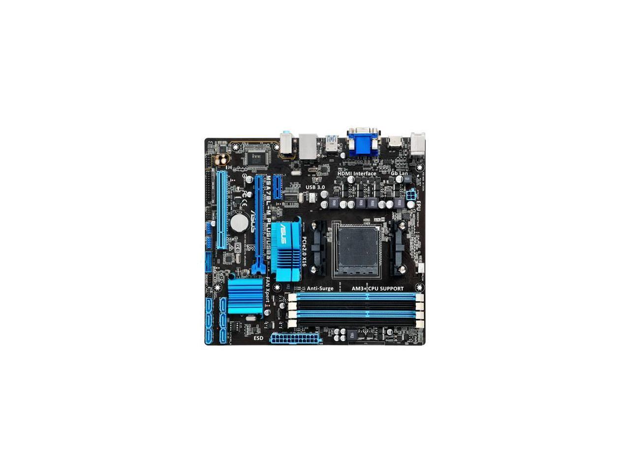 AMD 760G Socket AM3+ DDR3 Micro ATX Motherboard - Newegg.com