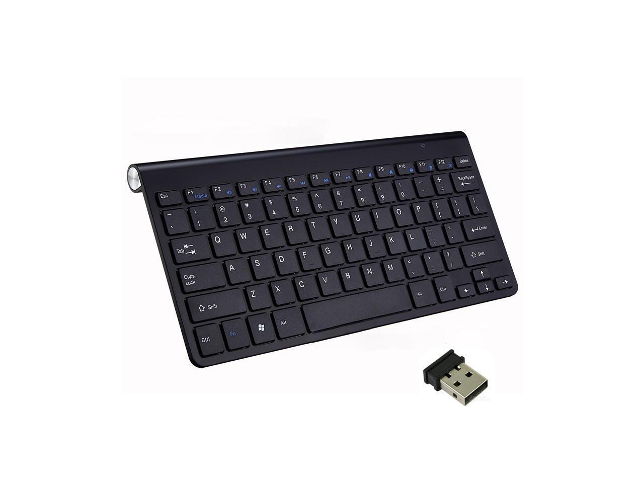 Jansicotek Wireless Keyboard and Mouse Combo,Whisper-quiet 2.4G Metal ...