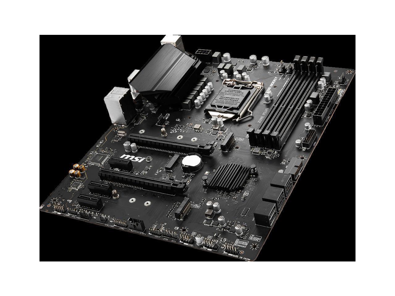 MSI Z390 PLUS LGA 1151 Intel Z390 Desktop Gaming PC Motherboard DDR4 ...