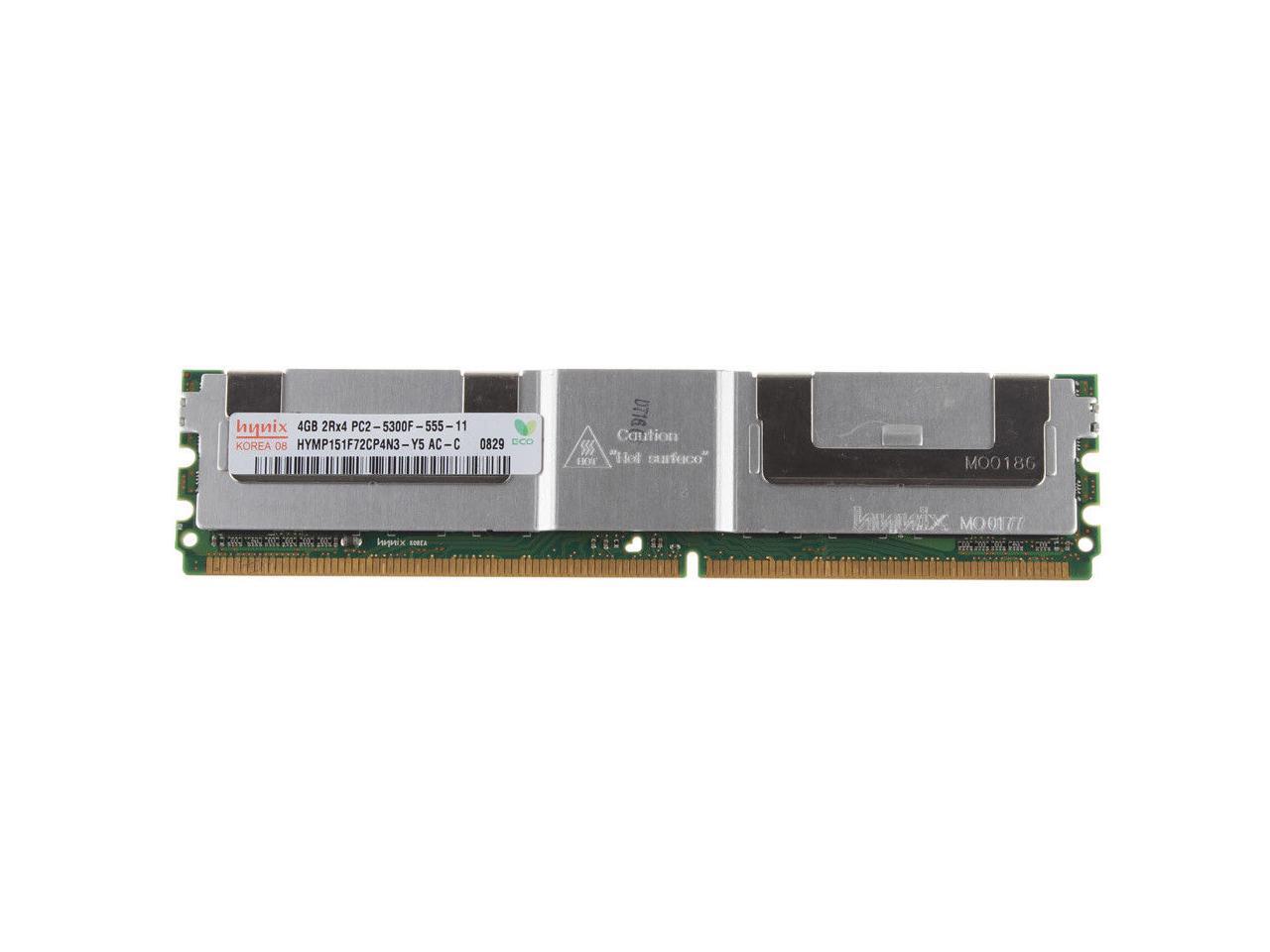 Hynix 8GB 8G (2X4GB) DDR2-667MHZ PC2-5300F 2RX4 ECC FB-DIMM Server ...