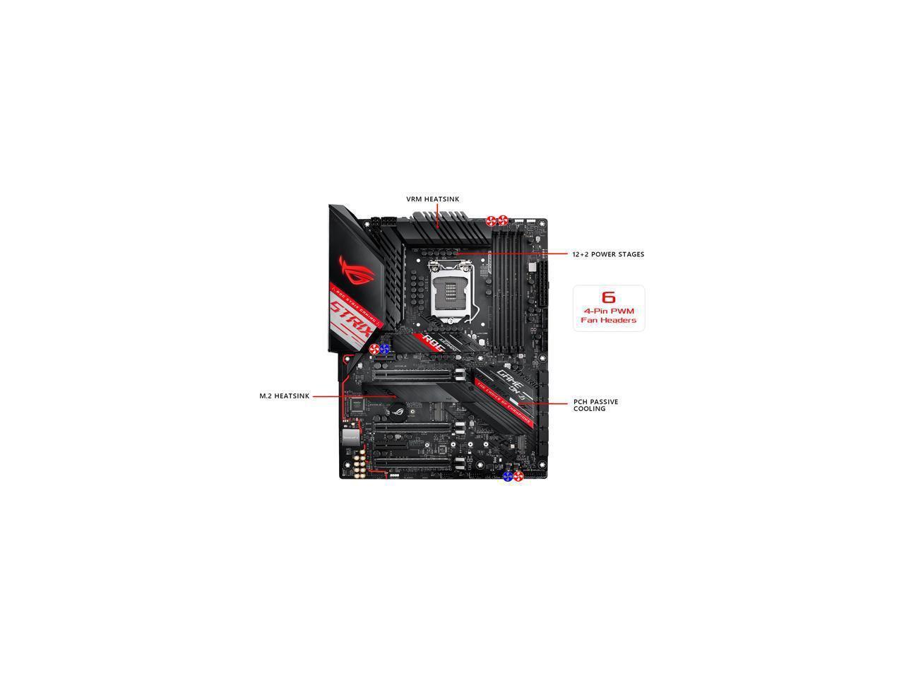 Refurbished: ASUS ROG STRIX Z490-H GAMING LGA 1200 (Intel 10th Gen ...