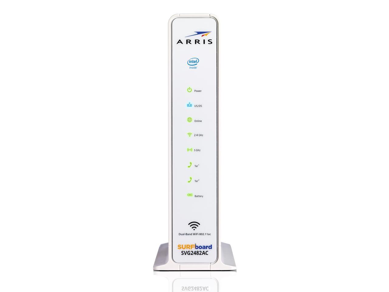 ARRIS SVG2482AC SURFBoard Internet, Wi-Fi & Voice Modem - Newegg.com