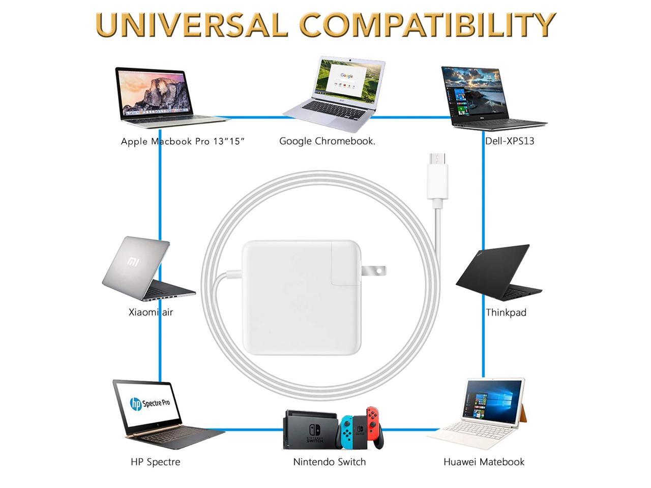 87W USB-C Power Adapter Charger For APPLE MacBook Pro 15 inch A1707 ...