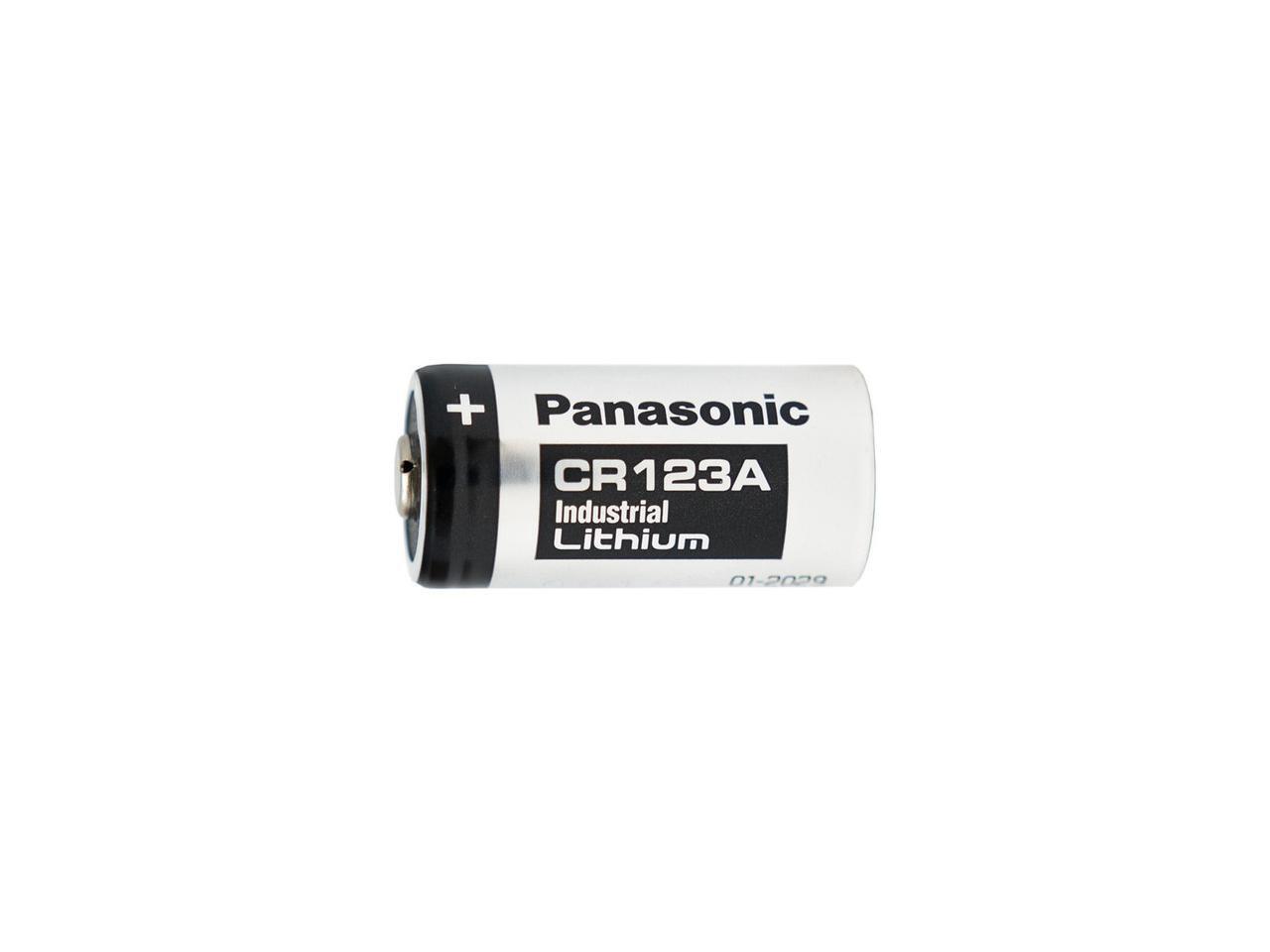 100-Pack Panasonic Industrial CR123A 3 Volt Lithium Battery (CR17345 ...