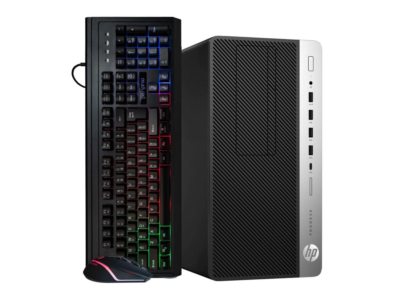 Refurbished: HP ProDesk 600G4 Desktop Computer | Hexa Core Intel i5 (3. ...