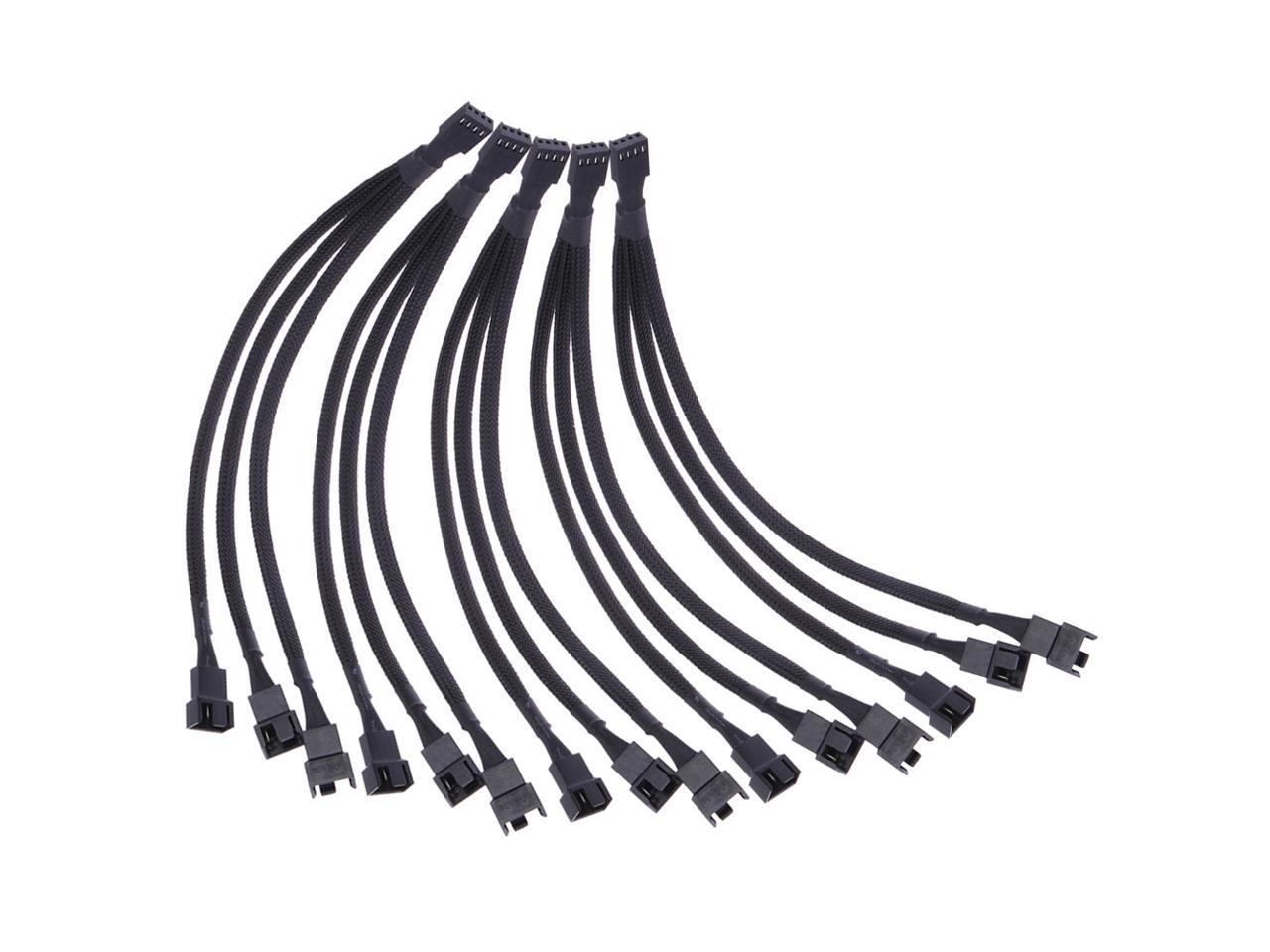 5PCS 3-Way PWM Splitter Cable( Power 3 PWM Fans from a Single ...
