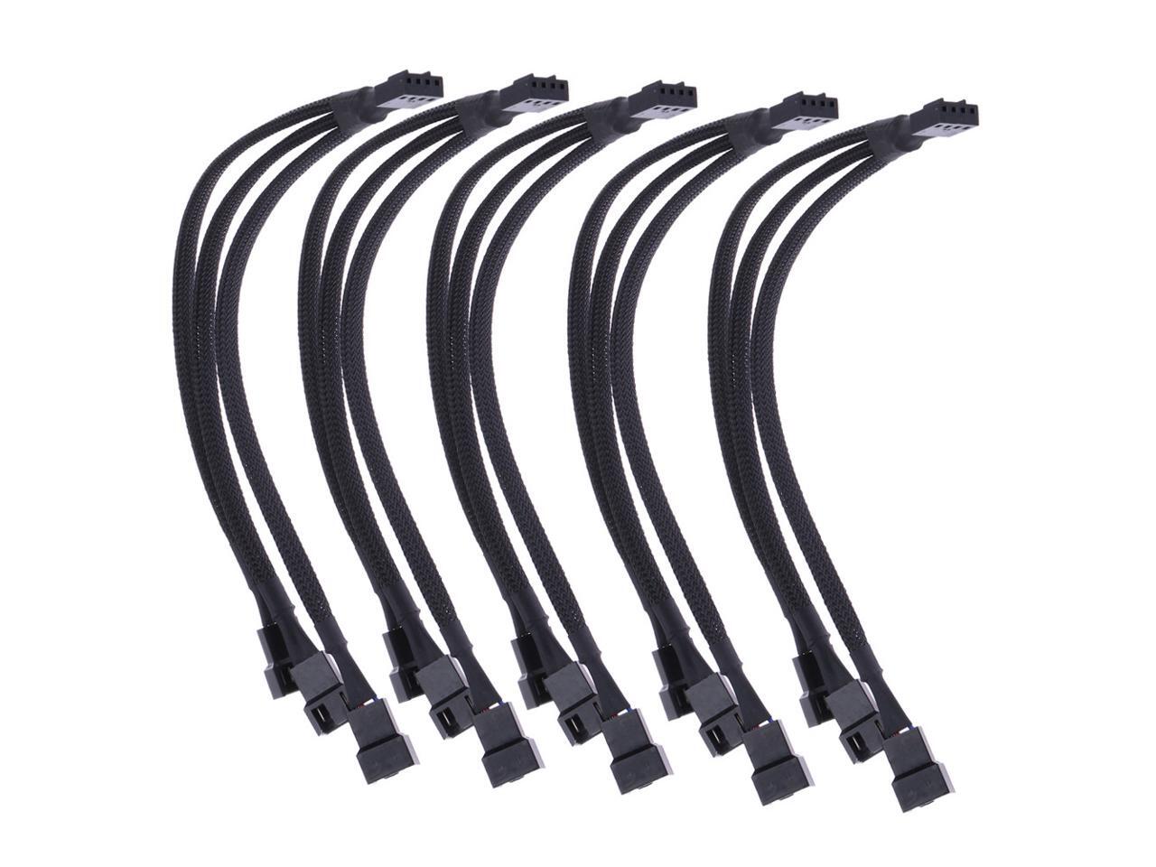 5PCS 3-Way PWM Splitter Cable( Power 3 PWM Fans from a Single ...