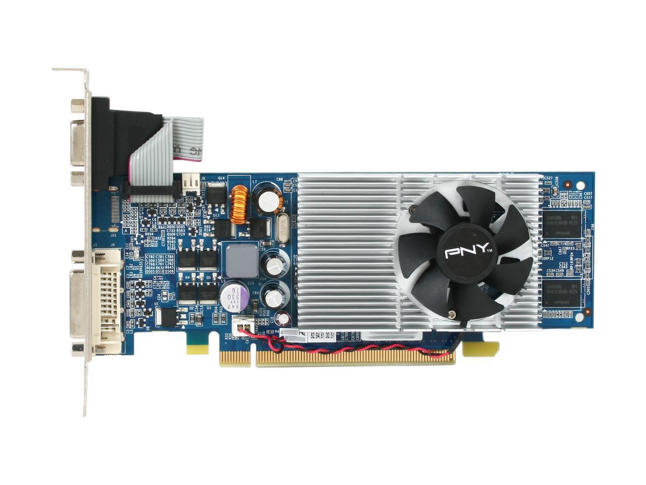 Refurbished: PNY GeForce 9400 GT DirectX 10 VCG941024GXPB 1GB 128-Bit DDR2 PCI Express 2.0 x16 ...