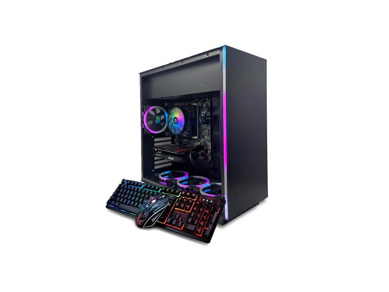 Odyssey Black Widow Custom Gaming PC, RGB LED Fans, Intel Core i5 2 ...