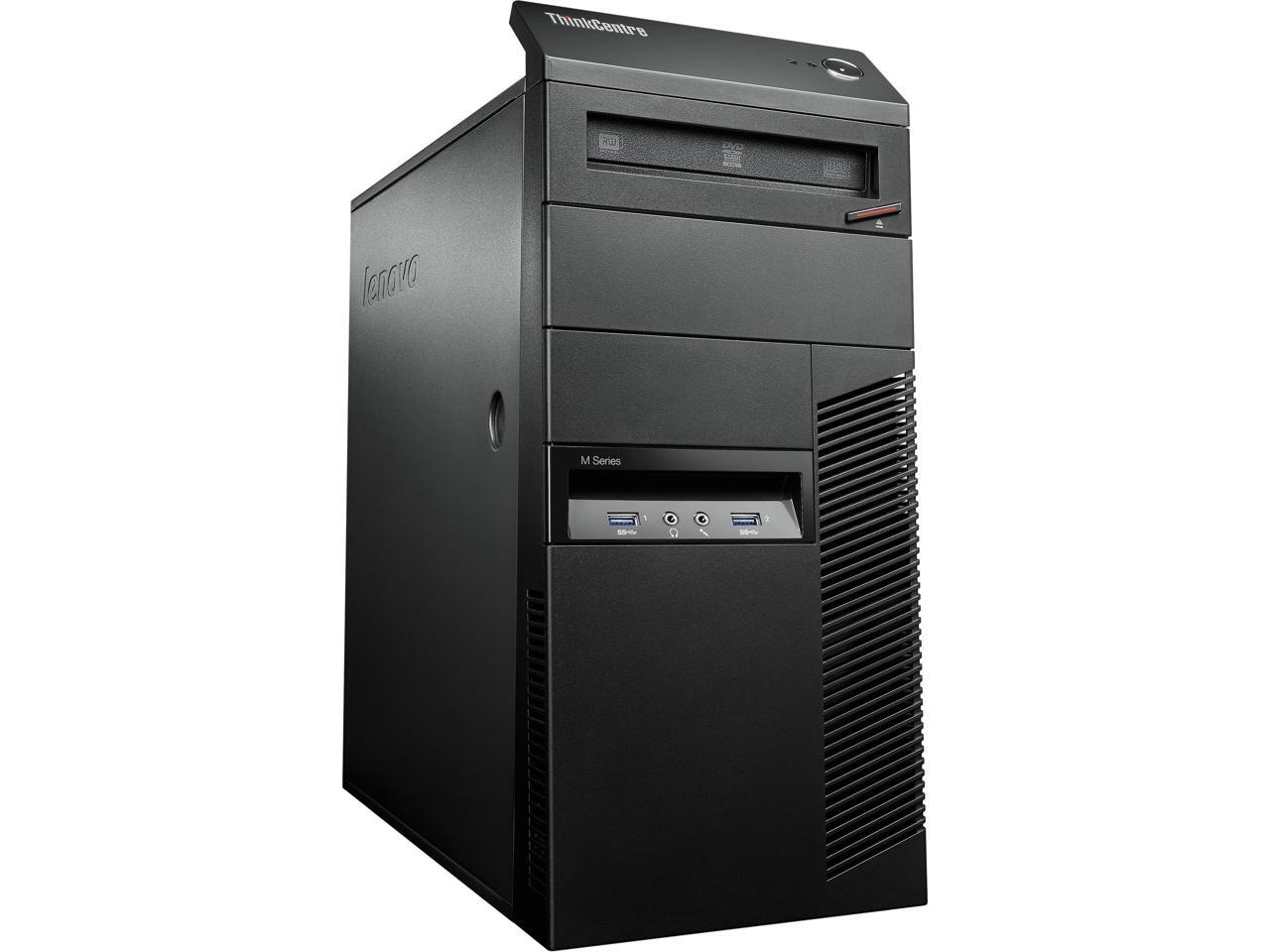 Refurbished: Lenovo ThinkCentre M93P MT Desktop PC, Intel Core i5-4570 ...