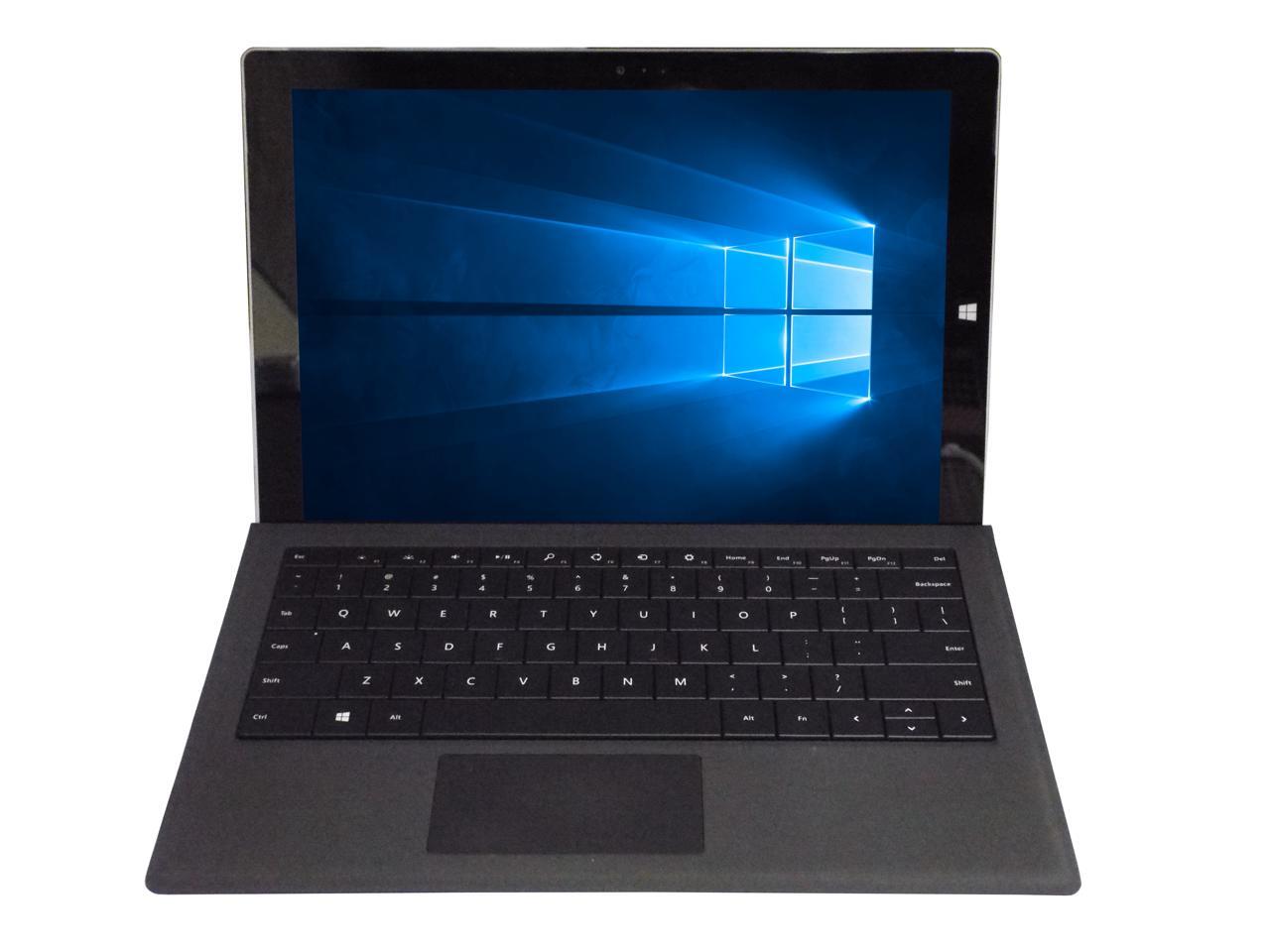 Refurbished: Microsoft Surface Pro 3 12" 2160x1440 2-In-1 Laptop/Tablet ...