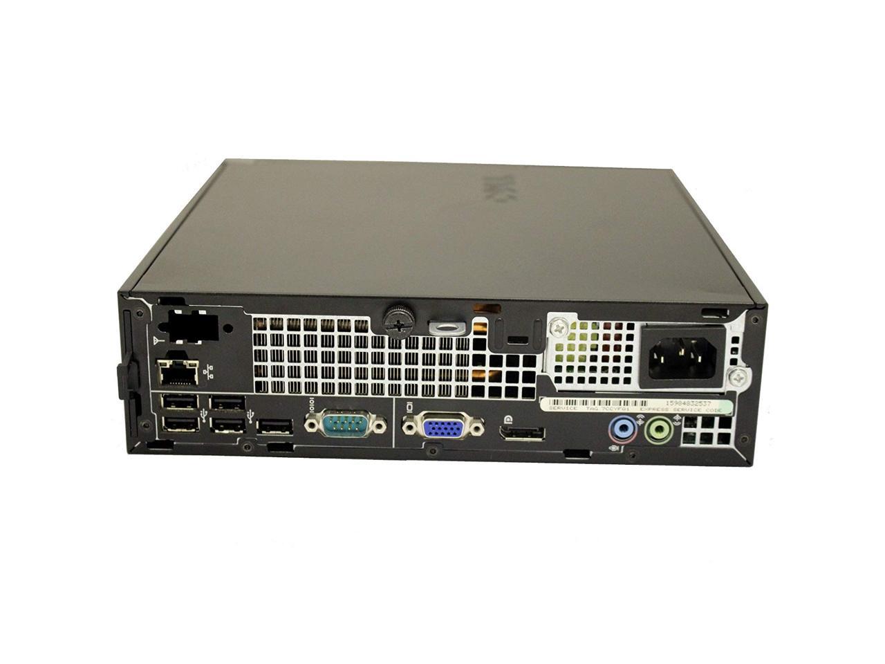 Refurbished: Dell OptiPlex 990 Ultra-Slim Form Factor Desktop PC, Intel Core i5-2400S 2.50GHz ...