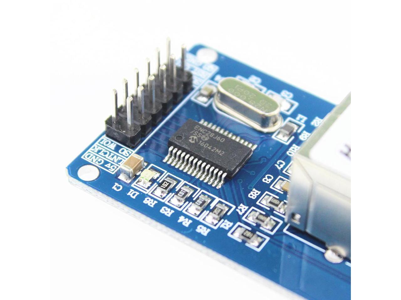 Enc28j60 Ethernet Lan Network Module Schematic For Arduino 51 Avr Lpc