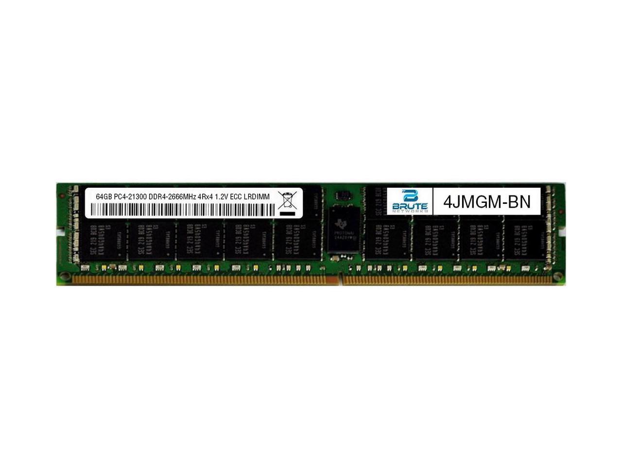 4JMGM - Dell Compatible 64GB PC4-21300 DDR4-2666MHz 4Rx4 1.2V ECC ...