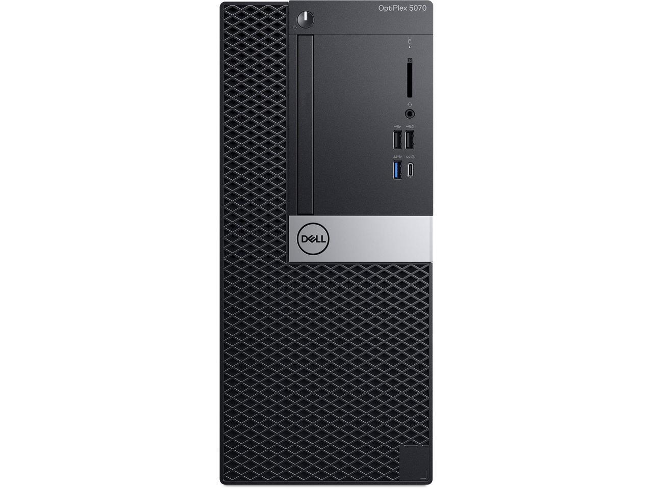 Refurbished: Dell Optiplex 5070 Mini-Tower Desktop, Intel Six Core 9th ...