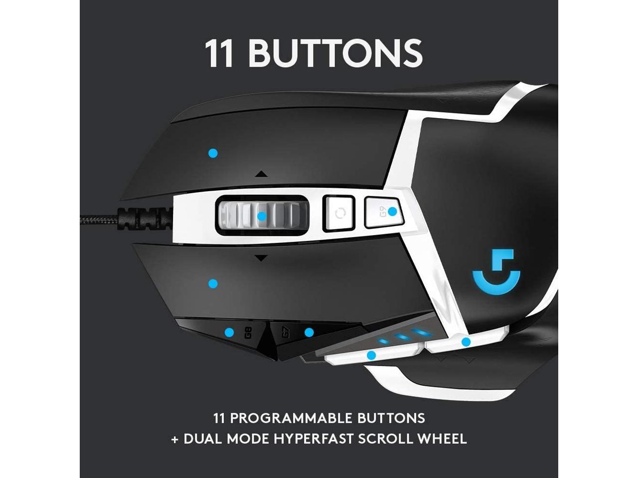 Logitech G502 SE Hero 910-005728 Wired Gaming Mouse - Black - Newegg.ca