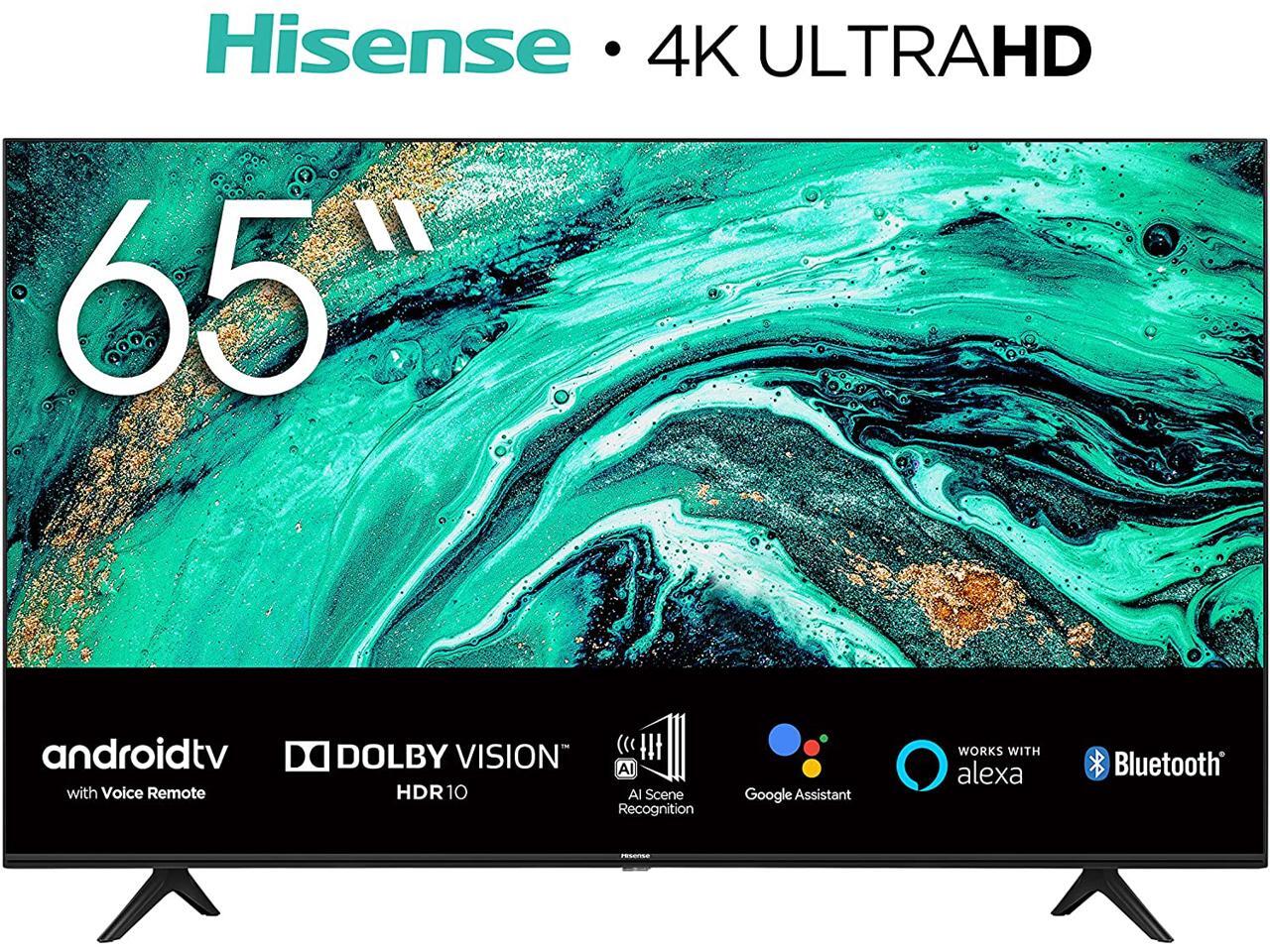 Hisense 65H78G- 65" Smart Ultra HD 4K Dolby Vision HDR10 Android TV ...