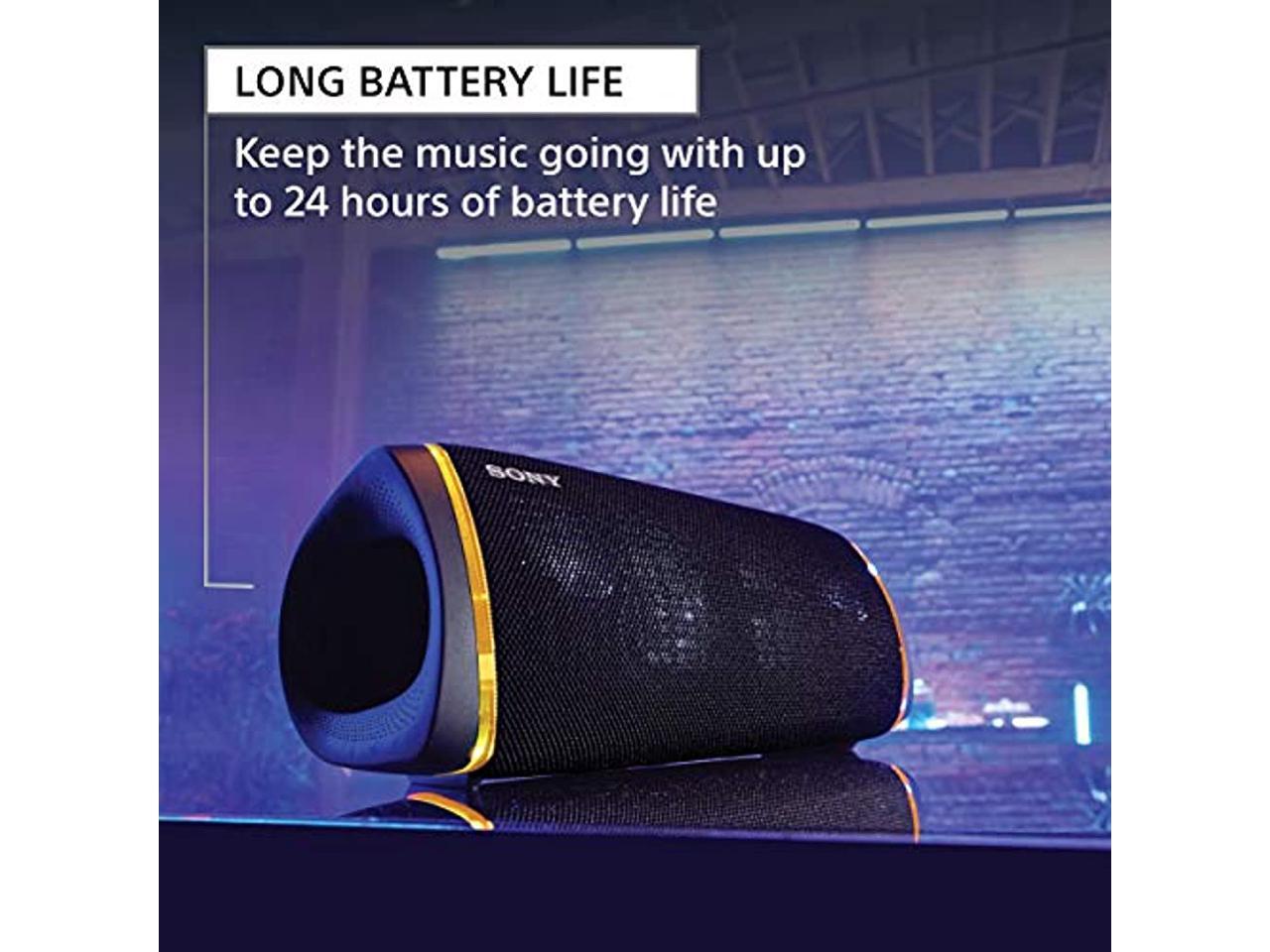 Sony SRS-XB43 Black Bluetooth Portable Bass Boosted Speaker (2020 ...