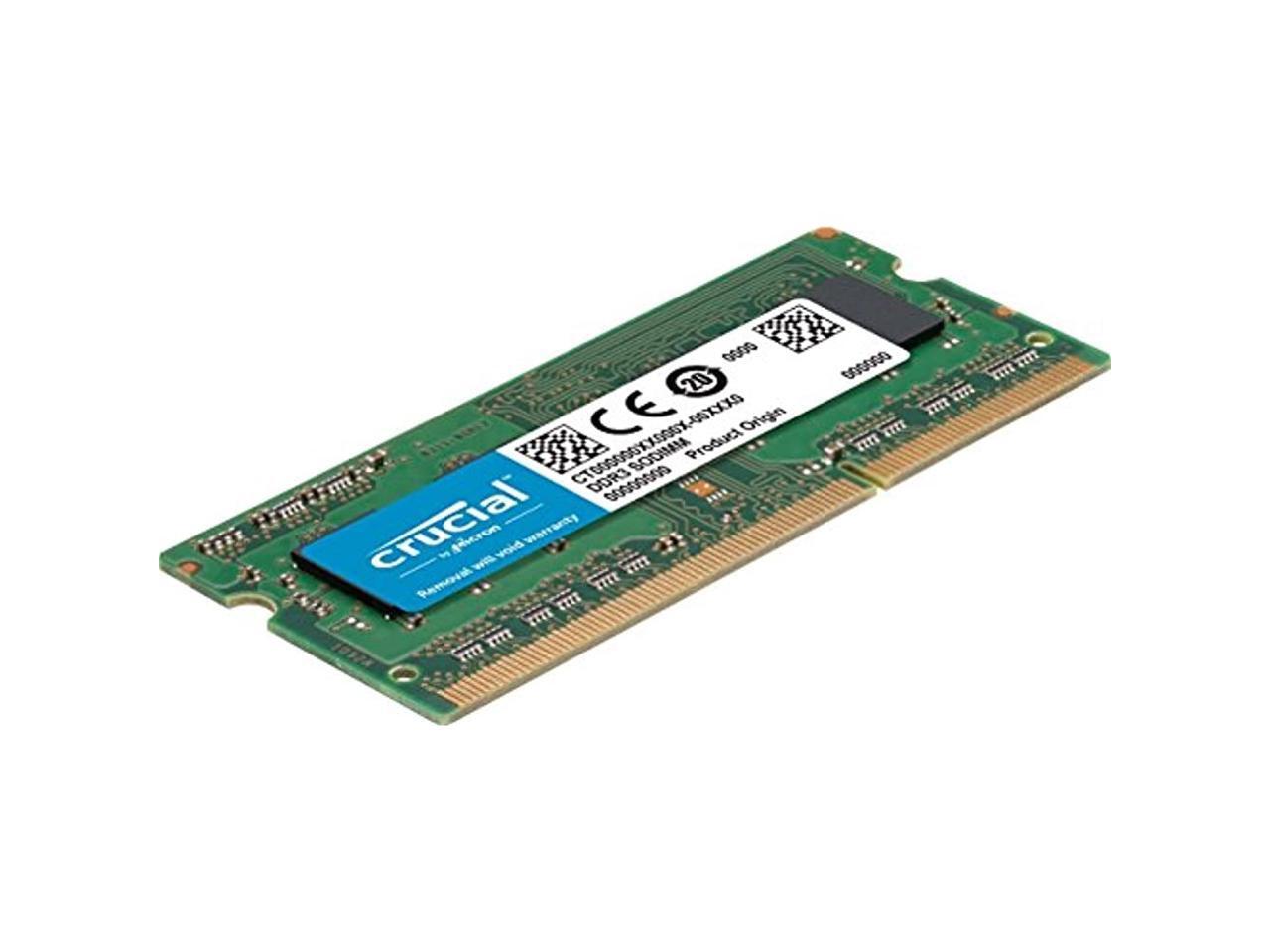Crucial - DDR3 - 4 GB - SO-DIMM 204-pin - 1600 MHz / PC3-12800 - CL11 - 1.35 V - unbuffered ...