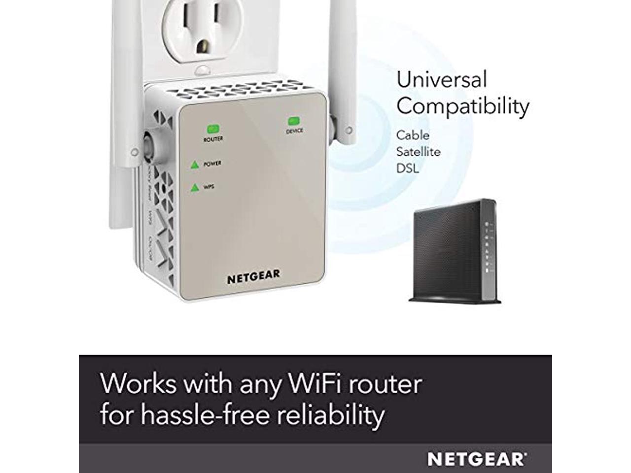 Netgear AC1200 Wi-Fi Range Extender - Essentials Edition (EX6120-100CNS ...