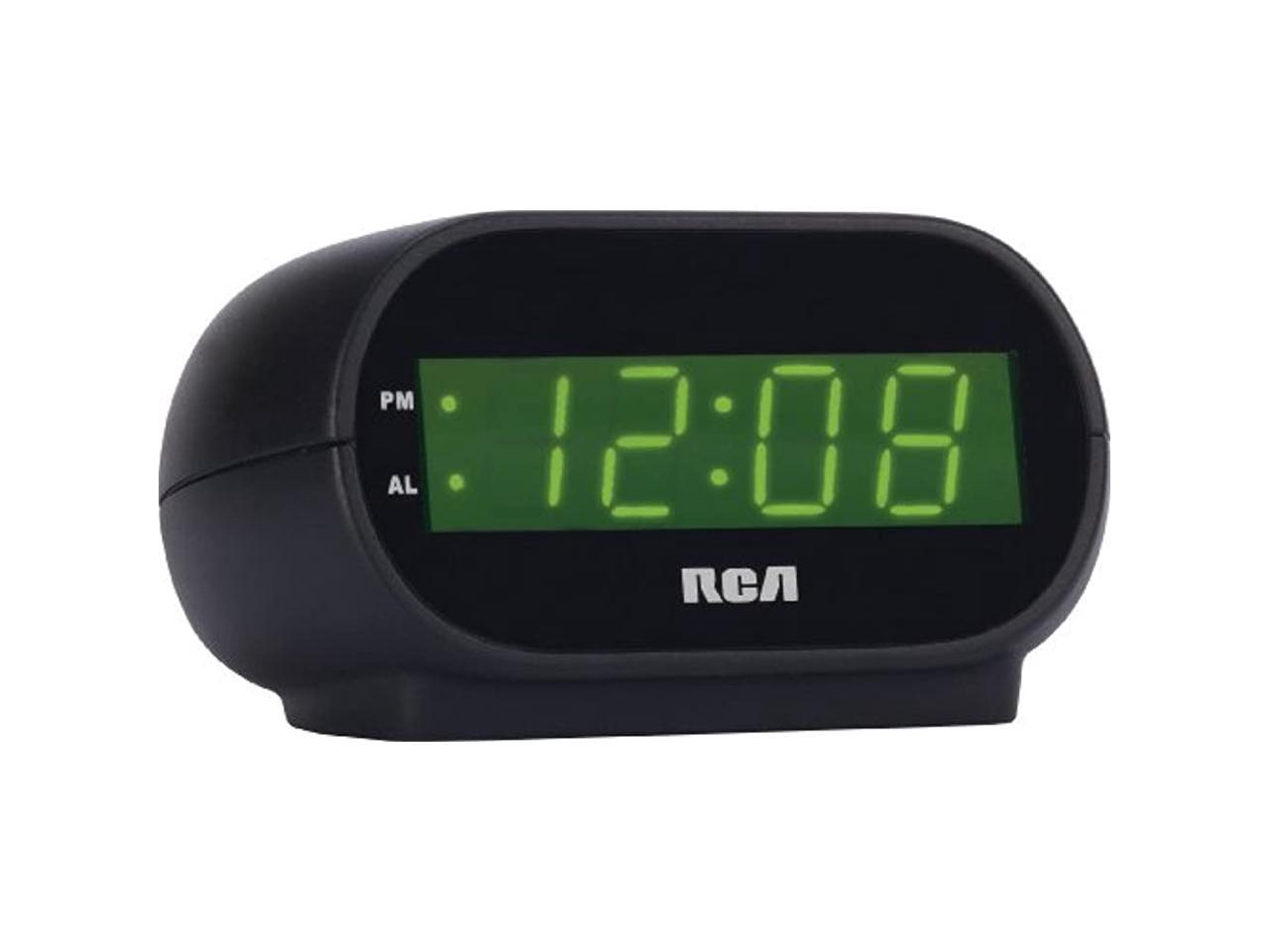 RCA RCD20 Alarm Clock with 0.7" Green Display - Newegg.com