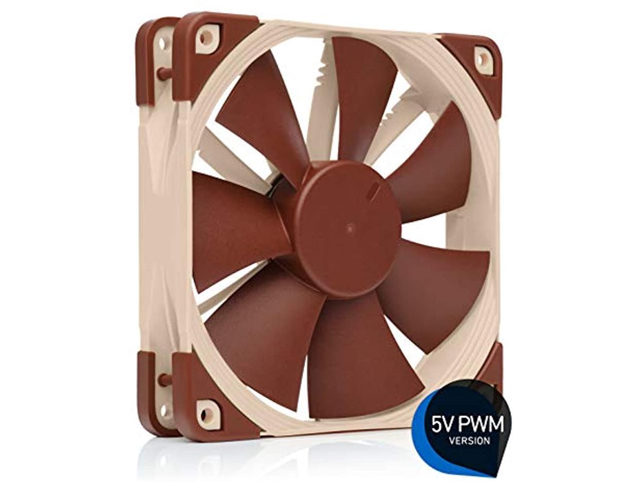 Noctua NF-F12 5V PWM, Premium Quiet Fan with USB Power Adaptor Cable, 4 ...