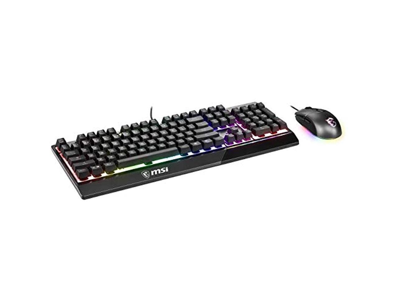 MSI VIGOR GK30 COMBO Backlit RGB Dedicated Hotkeys Anti-Ghosting ...